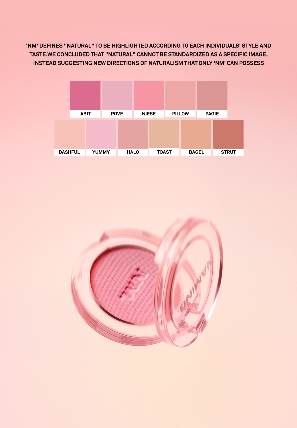 現貨 新色入！Naming. Fluffy Powder Blush 單色絲絨霧面胭脂- 12色選擇 | 韓國 | 香港化妝護膚品官方網店 ...