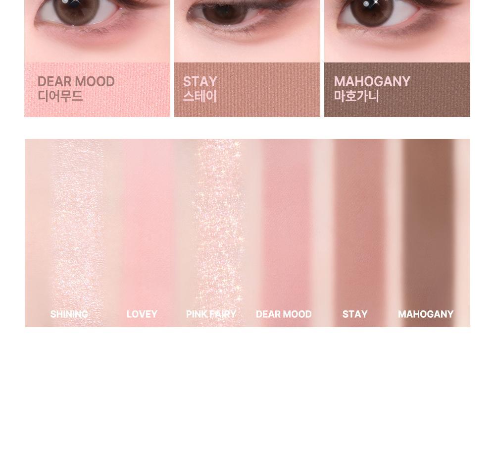 現貨 實用零廢色～2aN Better Me Eye Palette 6色眼影盤 - 5色選擇 | 韓國 | 香港化妝護膚品官方網店 Oh My Glow HK | 港澳免運 正貨保證