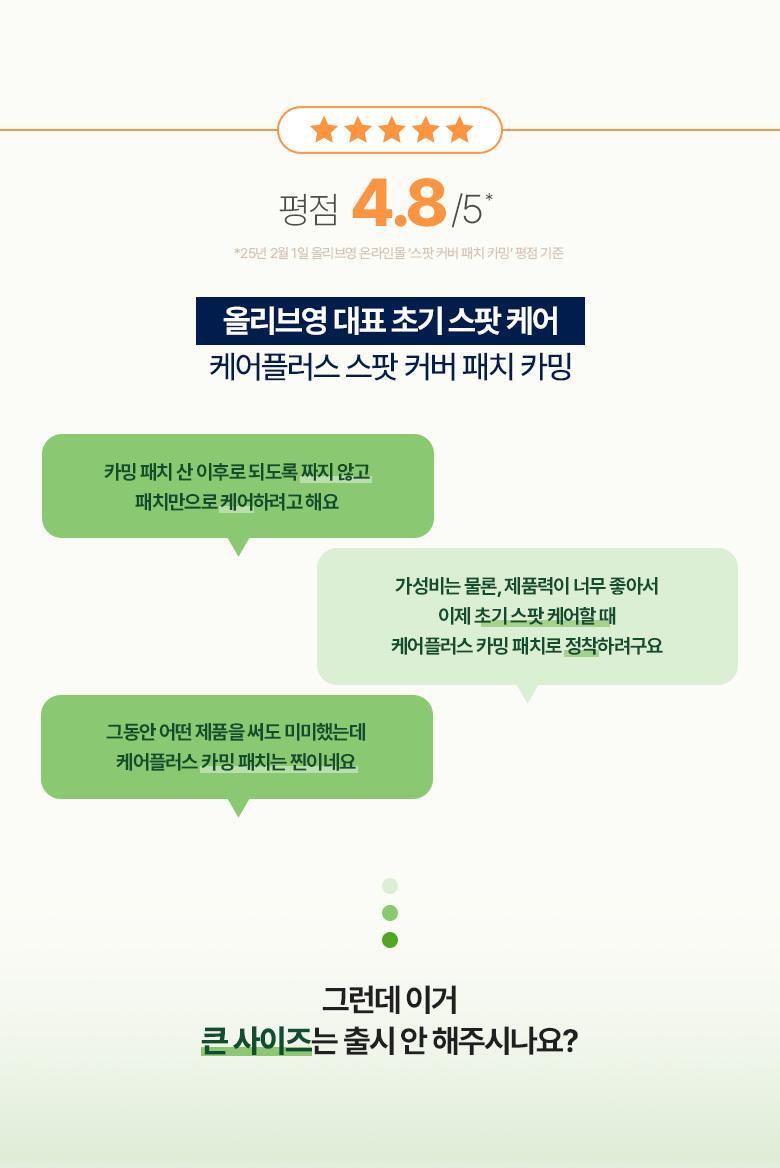 現貨 OliveYoung舒暖抗痘消粉刺貼 ～Care Plus Spot Cover Patch Calming Wide 消痘暗瘡貼綠色 ...